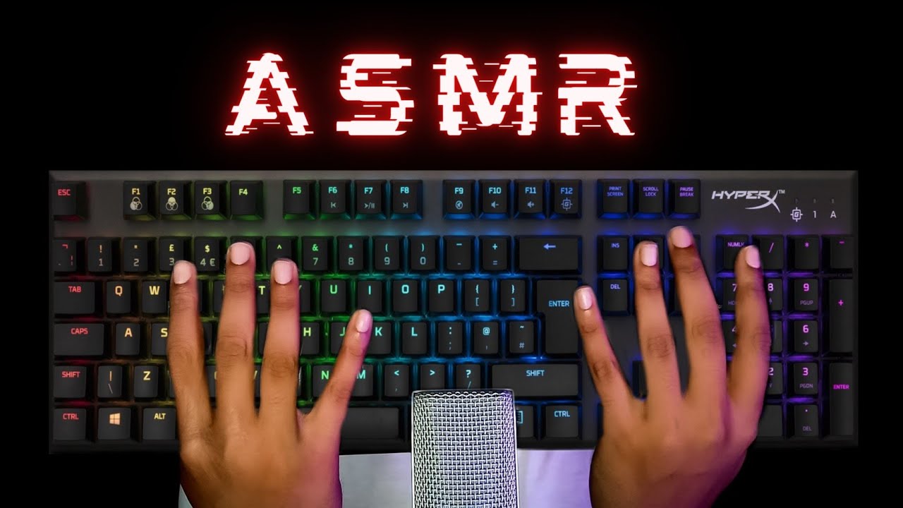 ASMR Insane Keyboard Scratching, Rubbing, Typing Sounds For Mind ...