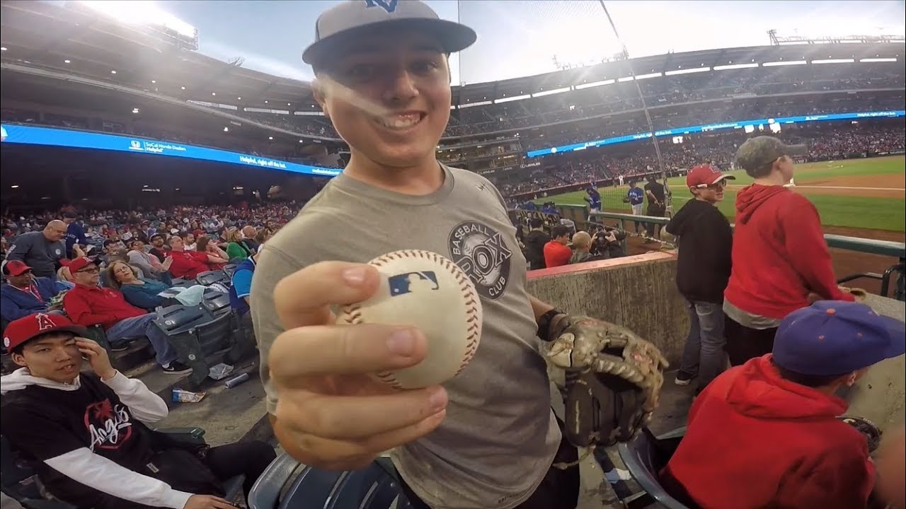He Caught a Game Ball! | Angels Vlogs S2E23 - YouTube