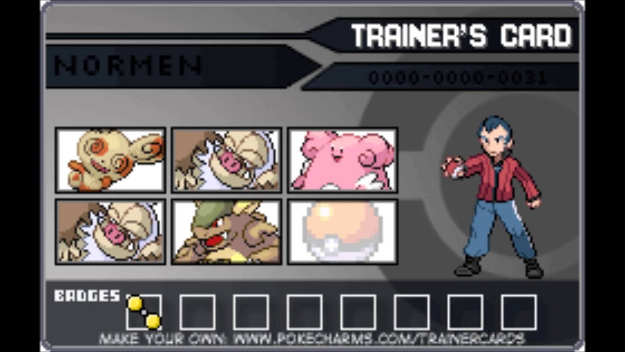 Hoenn Gym Leaders Trainer cards - YouTube