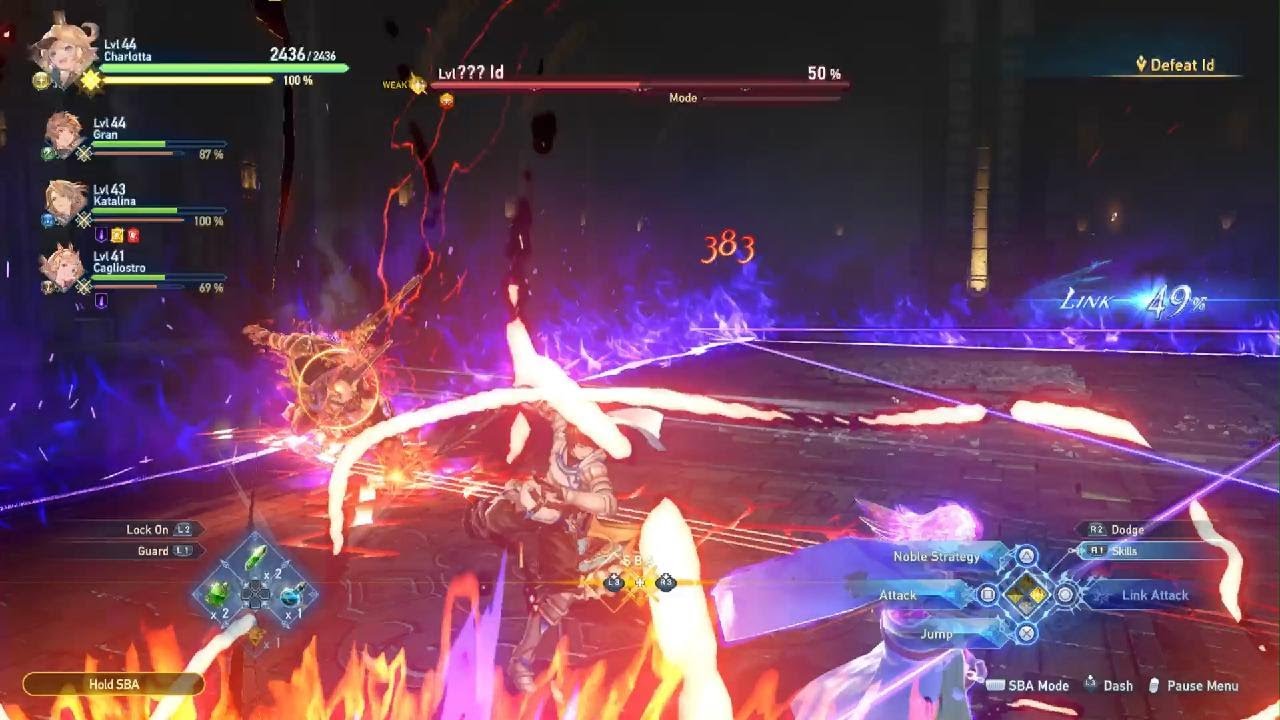 Granblue Fantasy: Relink Vs Id - YouTube