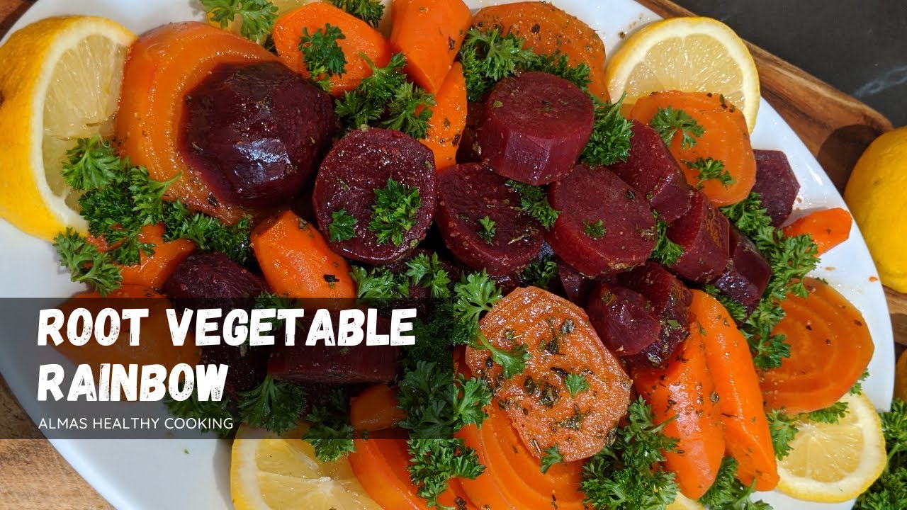 Steamed Root Vegetable Beet Salad Dish | Recipe Ideas - YouTube