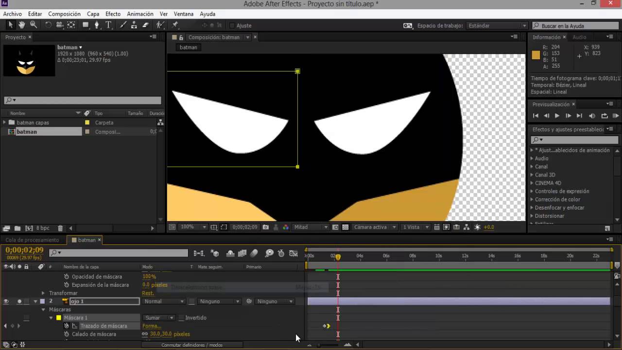 After effects -Tutorial personaje Vectorizado / Batman - Parte 1 - YouTube