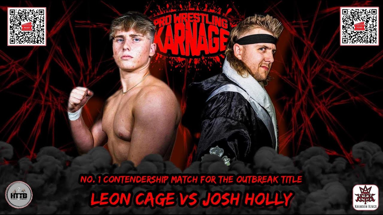 Outbreak Championship No.1 Contenders Match Josh Holly vs Leon Cage ...