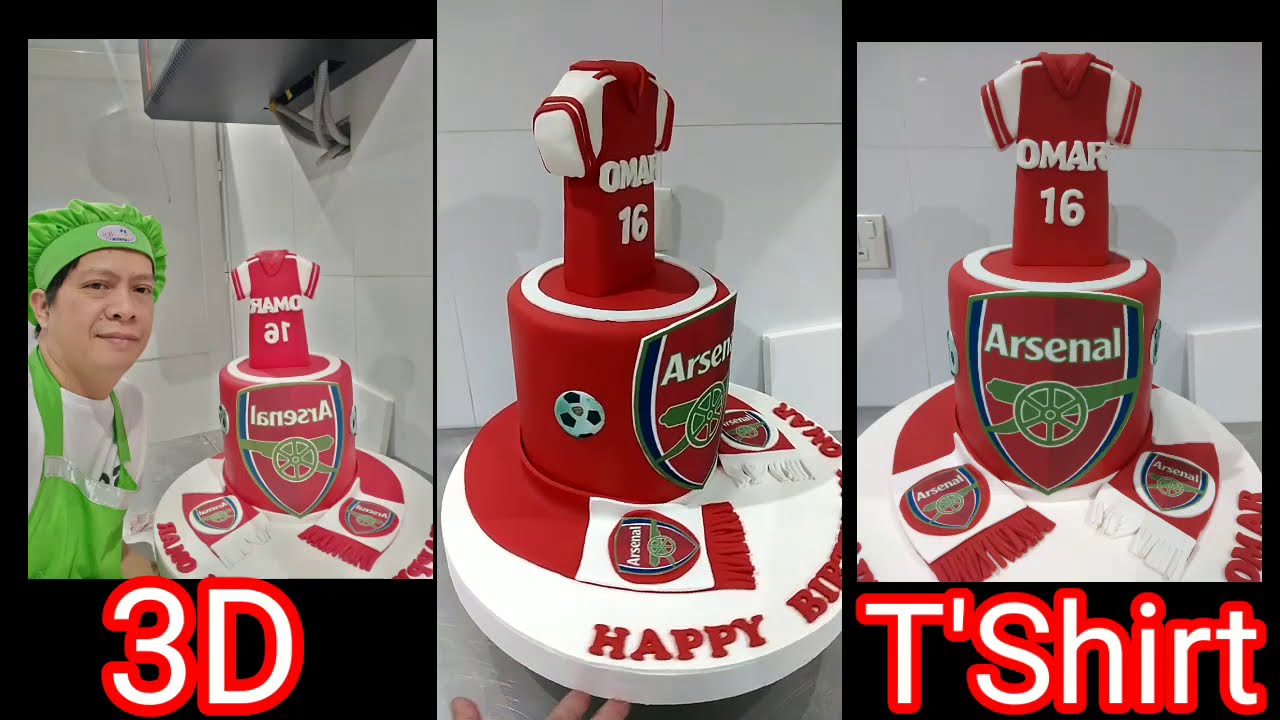 How to make 3D T'shirt Birthday Cake Topper - YouTube