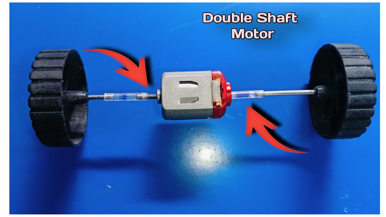 How To Make Double Shaft Dc Motor/how to work double shaft dc motor ...