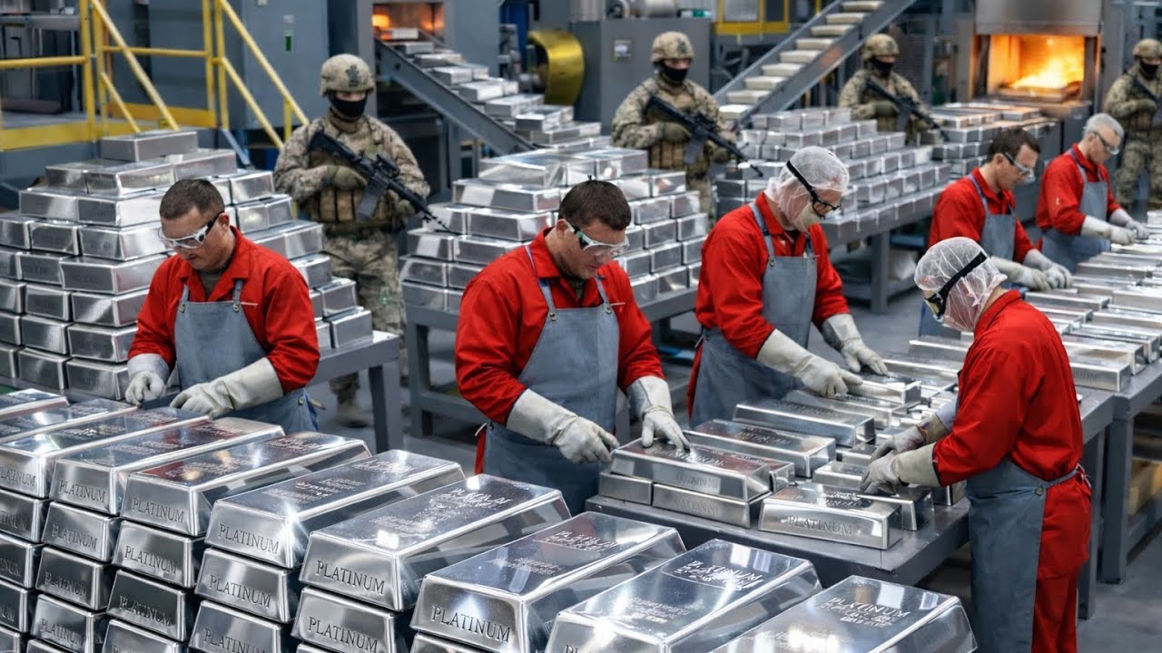 Inside the BIGGEST Platinum Factory | From Raw Platinum to Luxury ...