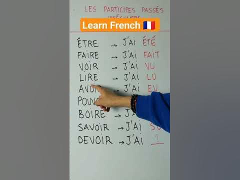 The most common irregular past participles in French 🇨🇵|Improve your ...