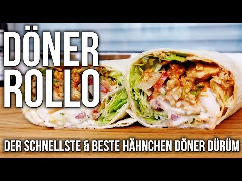 REZEPT: DER BESTE DÖNER ROLLO - DÜRÜM - schnell und einfach selber machen!
