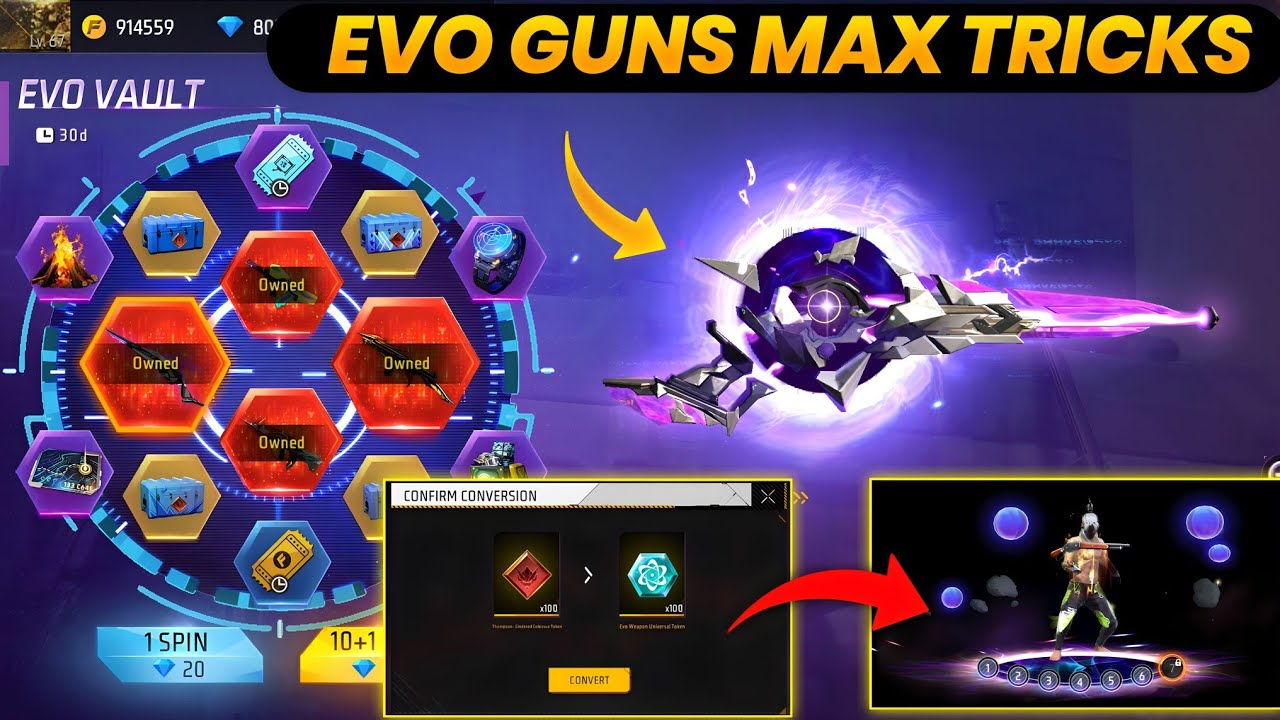 EVO VAULT EVENT FREE FIRE | EVO M1887 RETURN | FREE FIRE NEW EVENT | FF ...