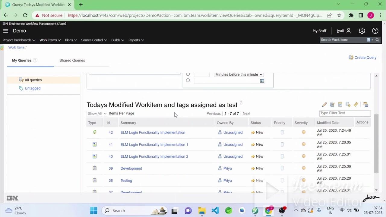IBM CCM Work Item Template - YouTube
