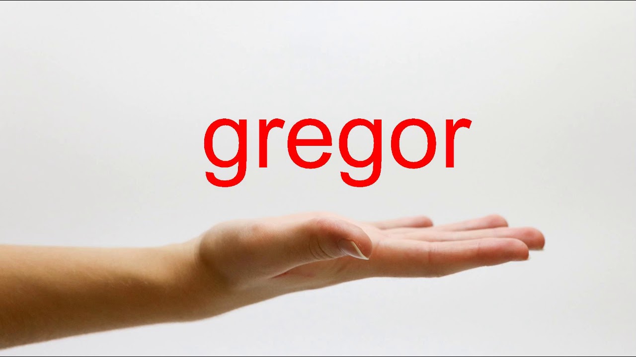 How to Pronounce gregor - American English - YouTube