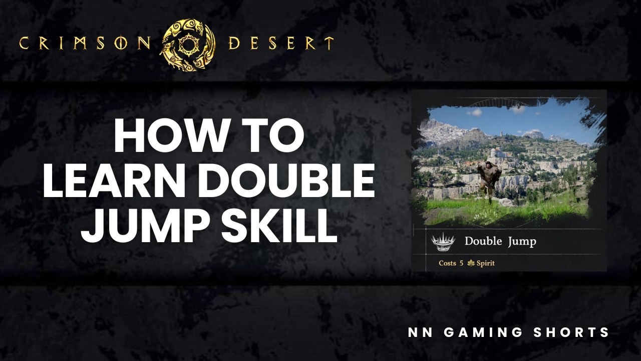 How to Learn Double Jump Skill for Free In Crimson Desert - YouTube
