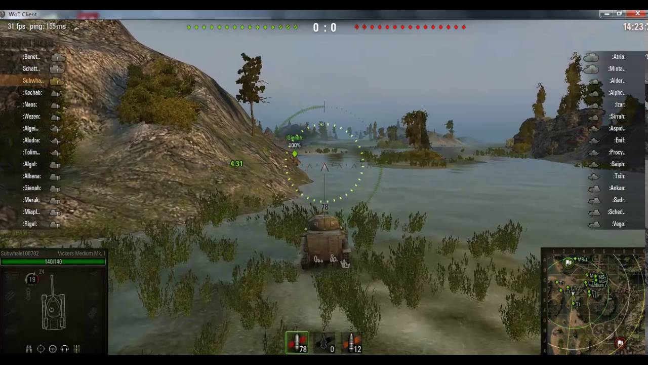 WoT (World of Tanks) - First Video - YouTube