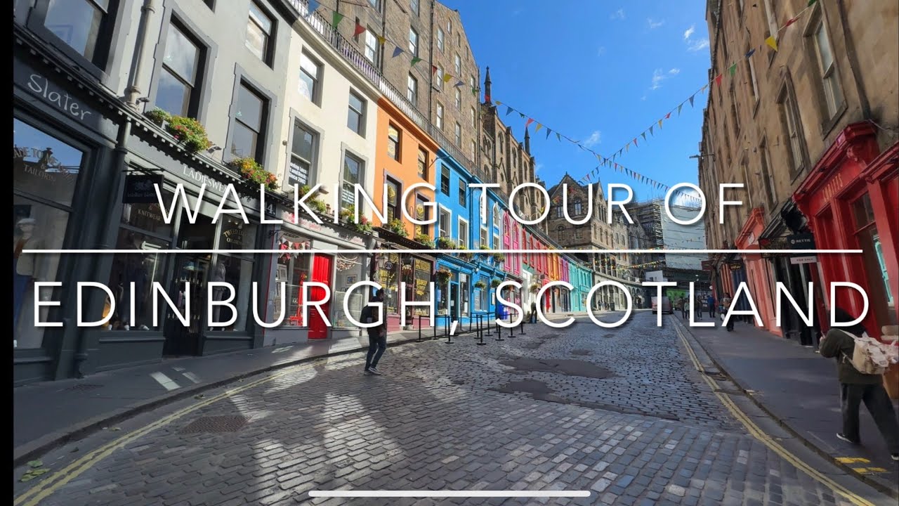 Edinburgh Walking Tour, Scotland 🏴󠁧󠁢󠁳󠁣󠁴󠁿 - YouTube
