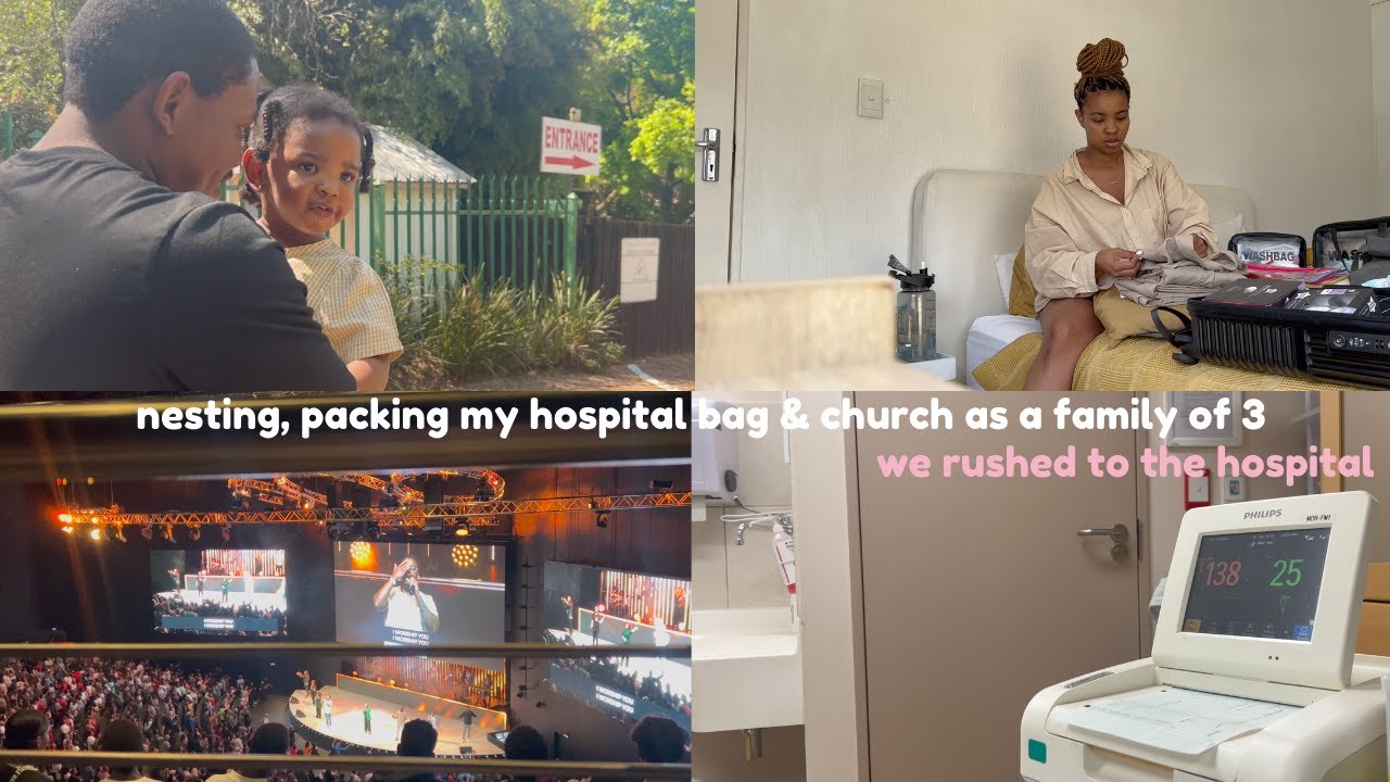nesting, packing my hospital bag and the last few days as a family of 3 ...