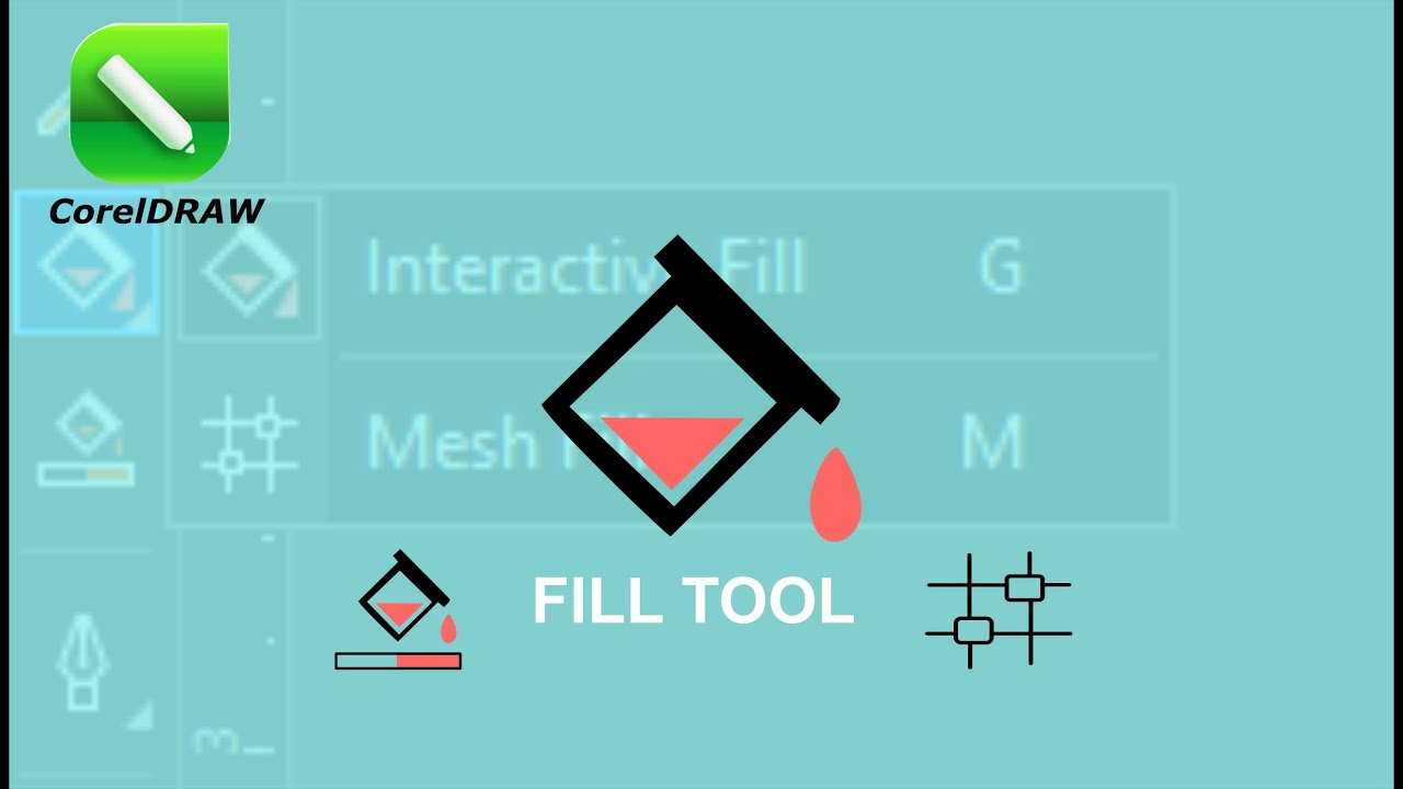 CorelDRAW Fill Tool 🎨 - YouTube