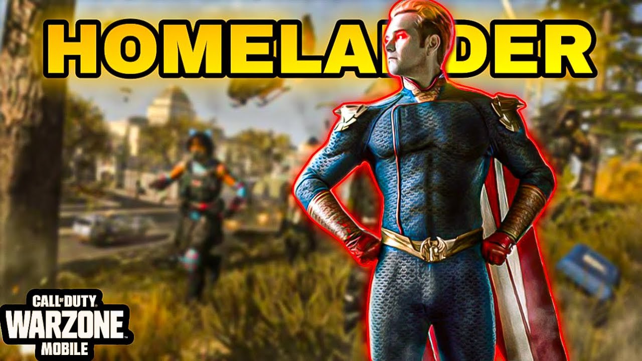 Warzone Mobile *New* Homelander Bundle Smooth Gameplay - YouTube
