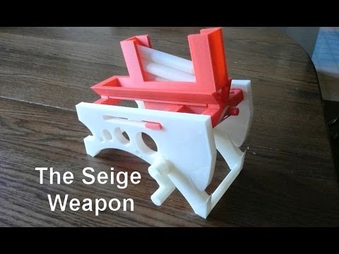 Desktop Siege Weapon Final Design - YouTube
