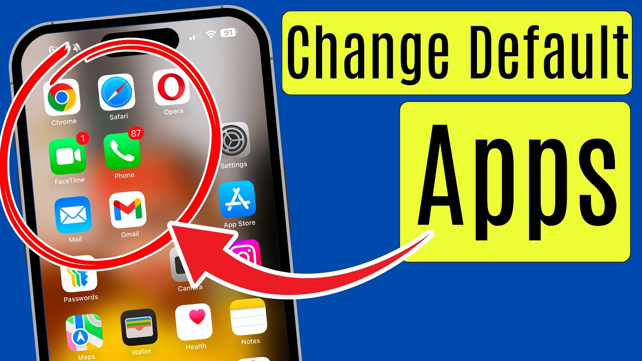 How to Change Default Apps on iPhone in iOS 26 (Browser, Mail, Password ...