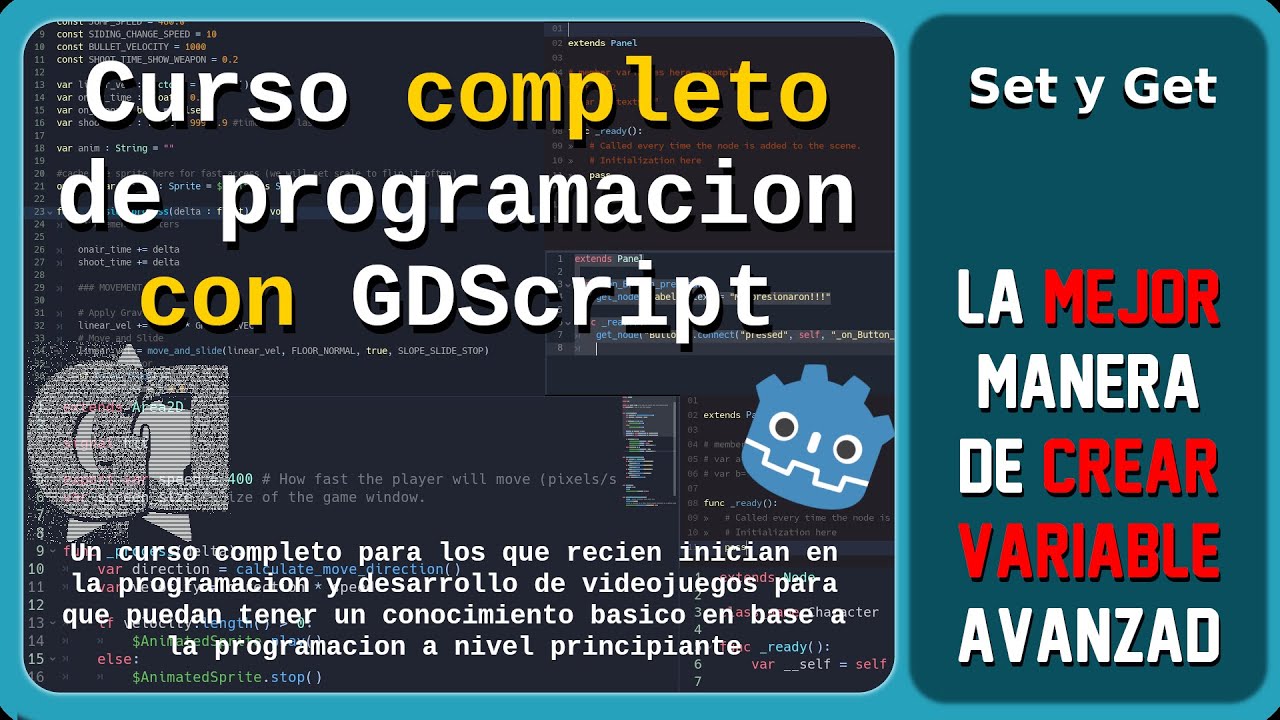 Set y Get: La mejor manera de personalizar variables a tu gusto - YouTube