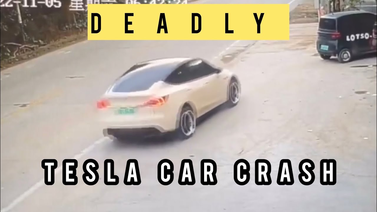 Tesla car takes off at high speed killing 2 people and injuring 3 ...