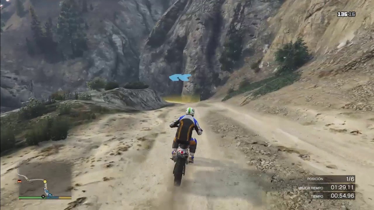 Carrera Enduro Motocross/GTA V - YouTube