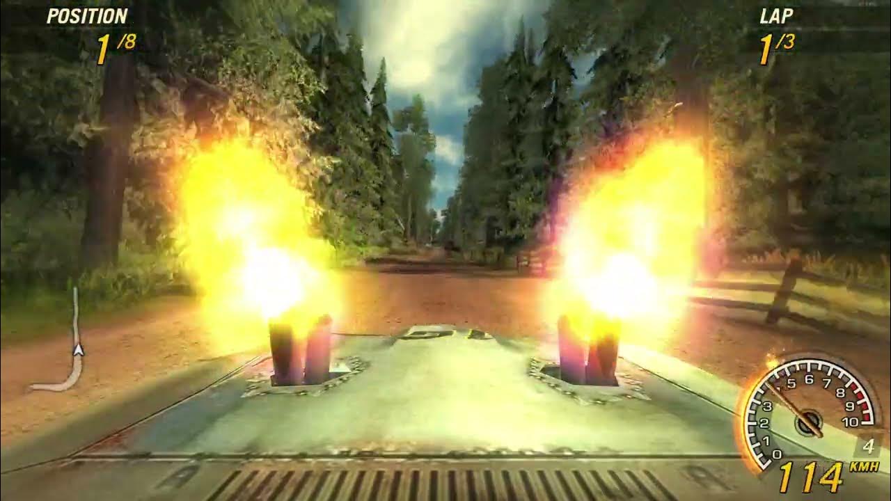 FlatOut 2 Walkthrough without upgrades (Derby class: 2 Sunday Smash Derby) - YouTube