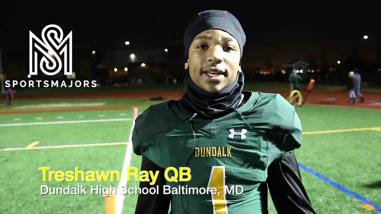 Treshawn Ray Dundalk HSFB 2018 - YouTube
