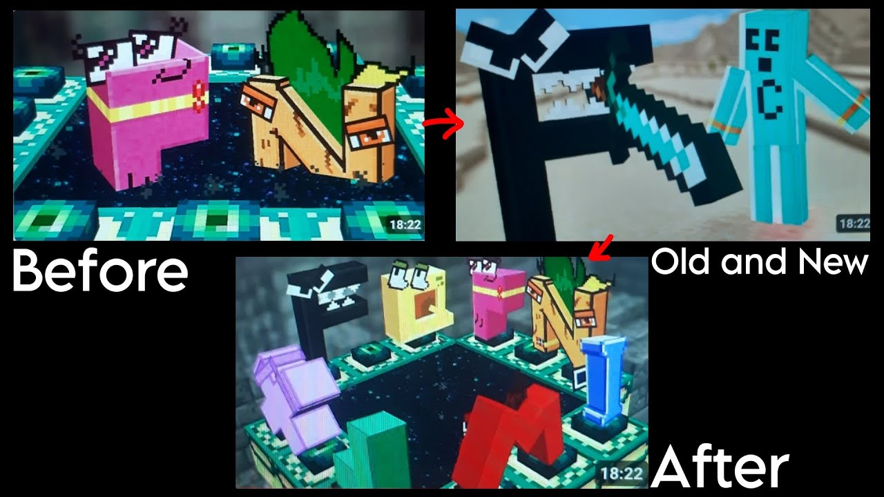 Minecraft but Alphabet Lore beats the game for you - Craftee - YouTube