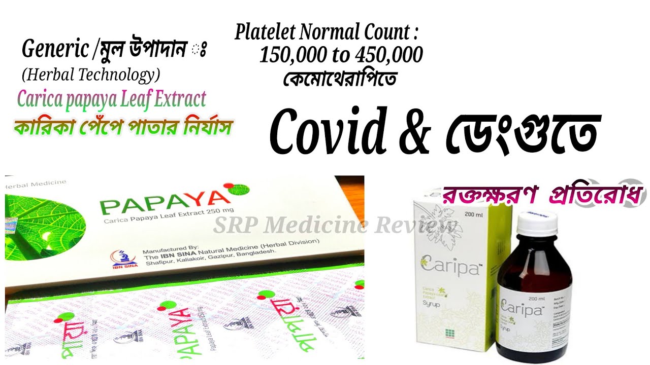 Papaya & caripa dose | খাওয়ার নিয়ম | - YouTube