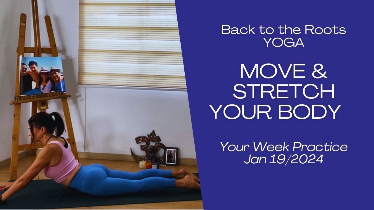 30 min Yoga Flow and stretches - Relax - Back to the Roots YOGA - YouTube