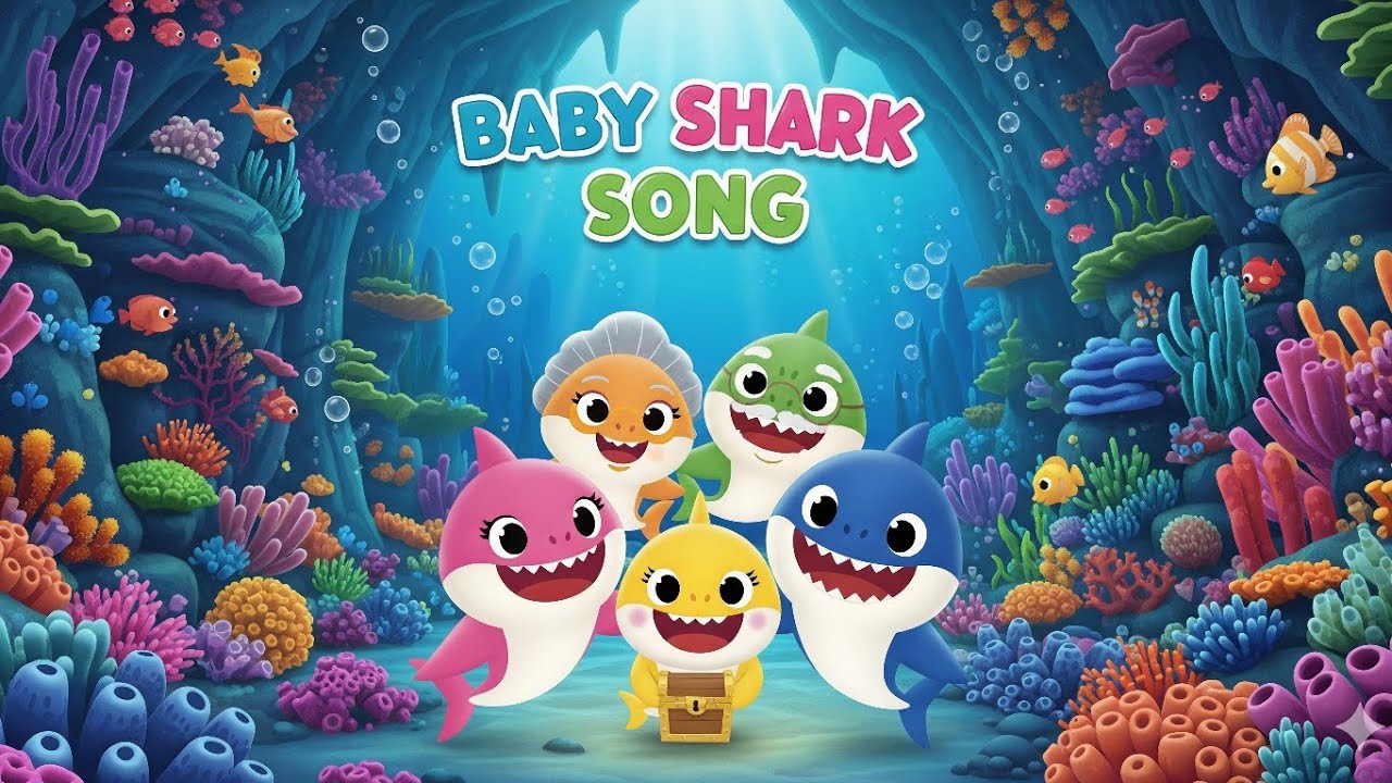 Baby Shark Song Full Video with Lyrics – Fun Kids Nursery Rhyme with ...