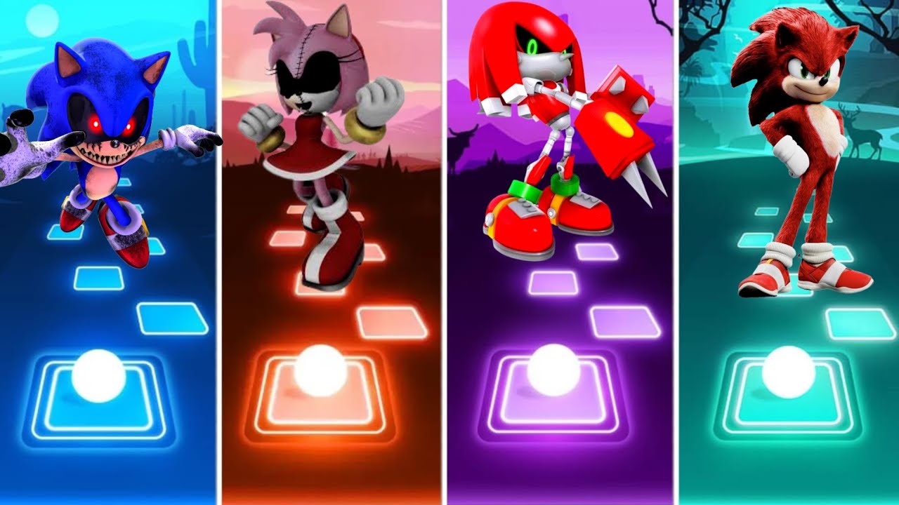 Sonic Exe 🆚 Metal Amy 🆚 Metal Knuckles 🤯 Red Sonic Hedgehog Who Is Best ...