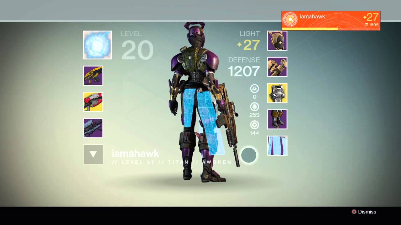 Cool Glowing Neon Class Armour in Destiny - YouTube
