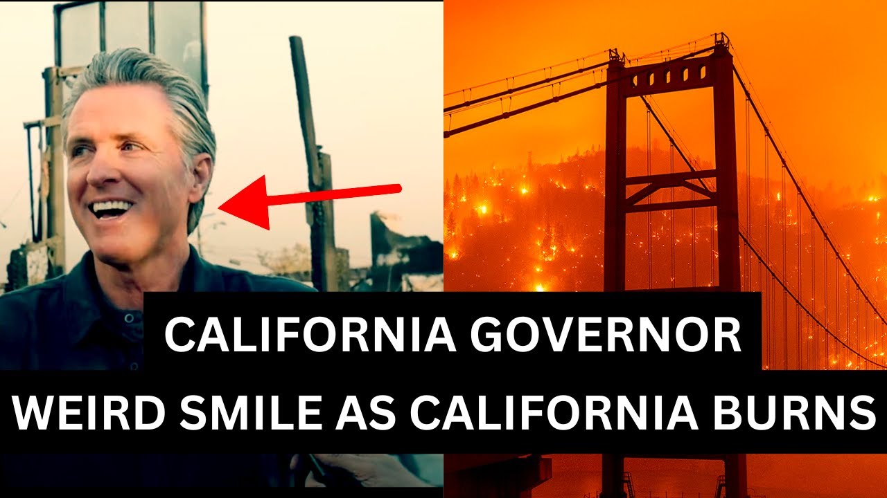 Gavin Newsom ruining California but PRETENDS to care with smirk on his ...