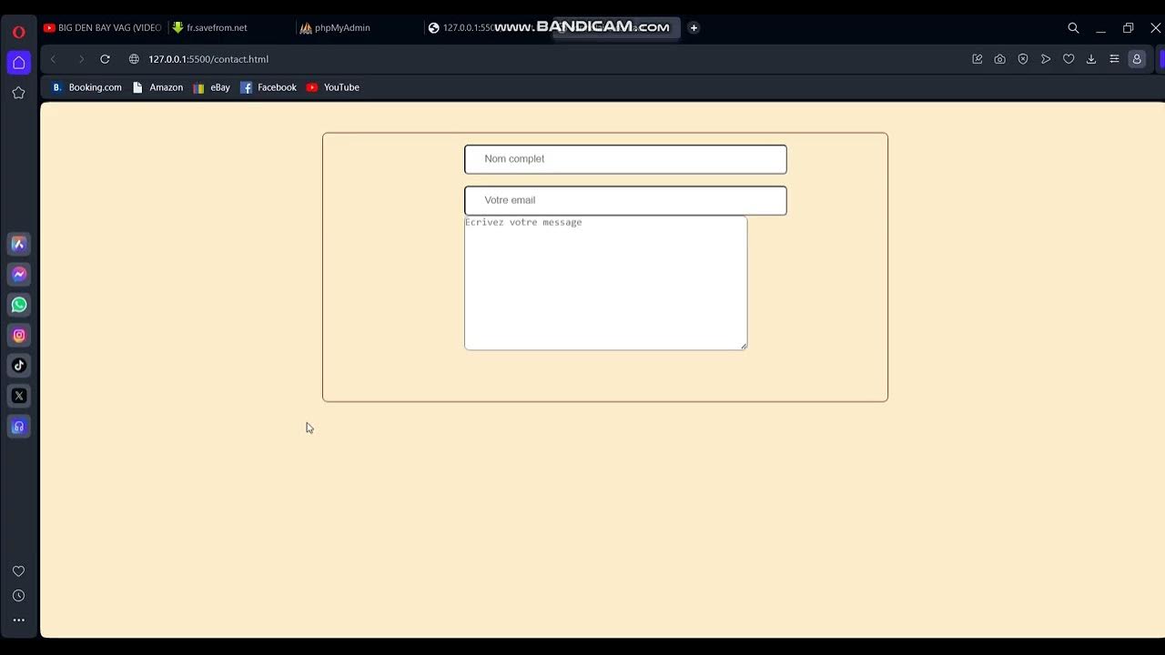 créer un formulaire contact avec Html & Css - YouTube