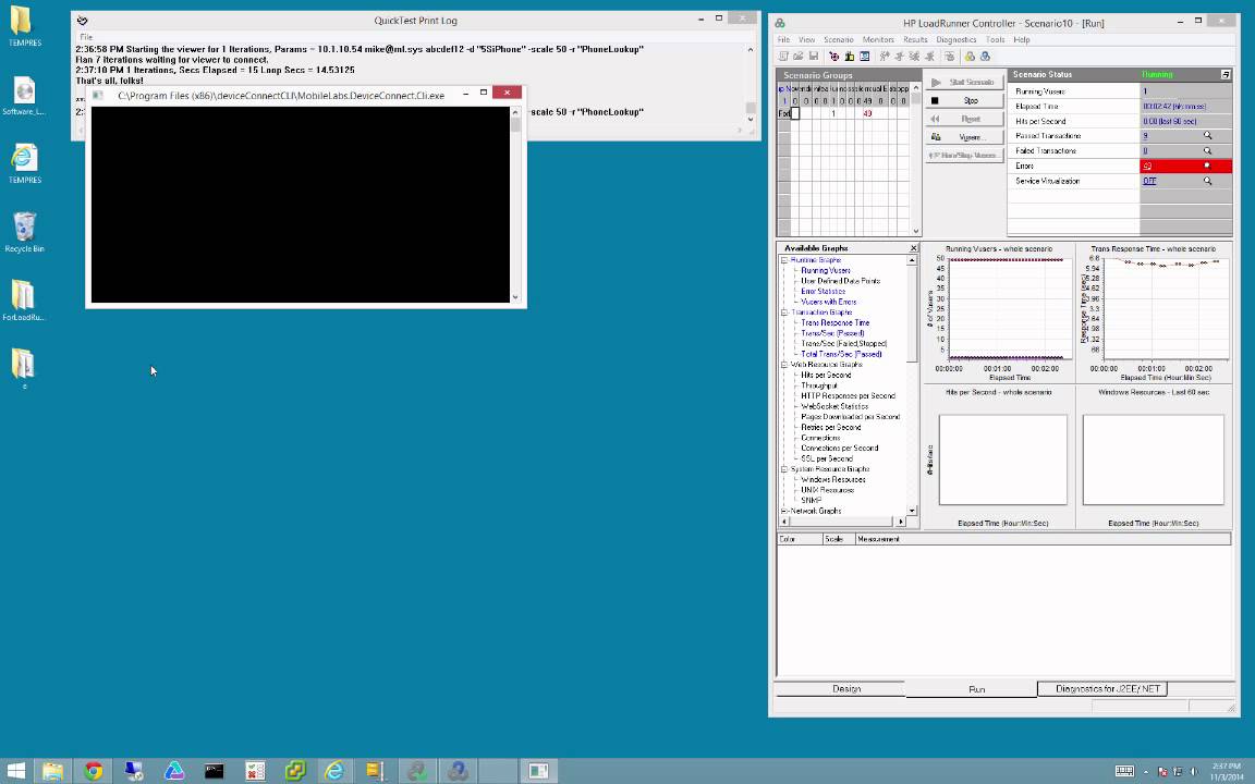 Mobile Labs Trust with HP LoadRunner Transactions - YouTube