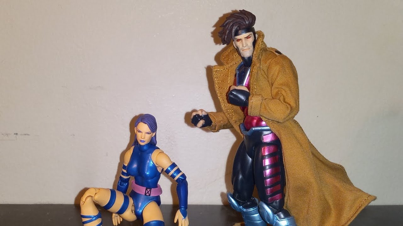 REISSUE RAMBLINGS; Mafex Gambit and Psyclocke REVIEW - YouTube