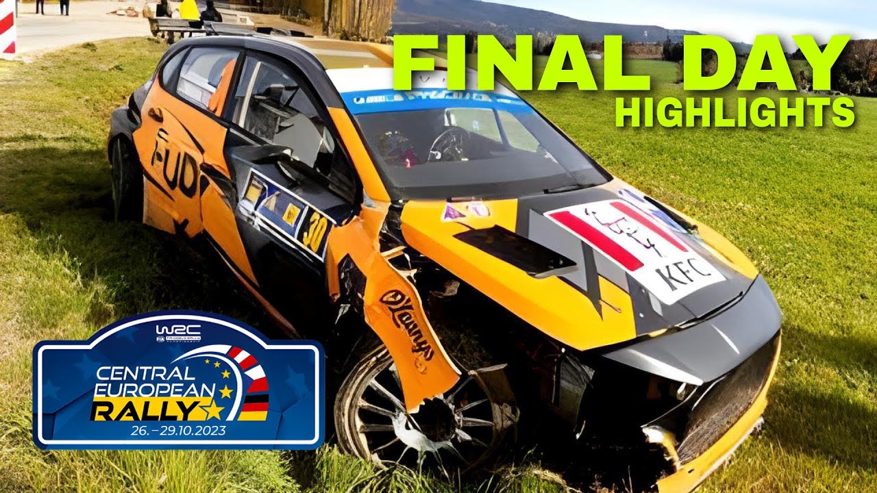 FINAL DAY HIGHLIGHTS WRC CENTRAL EUROPEAN RALLY 2023 - max Attack - YouTube