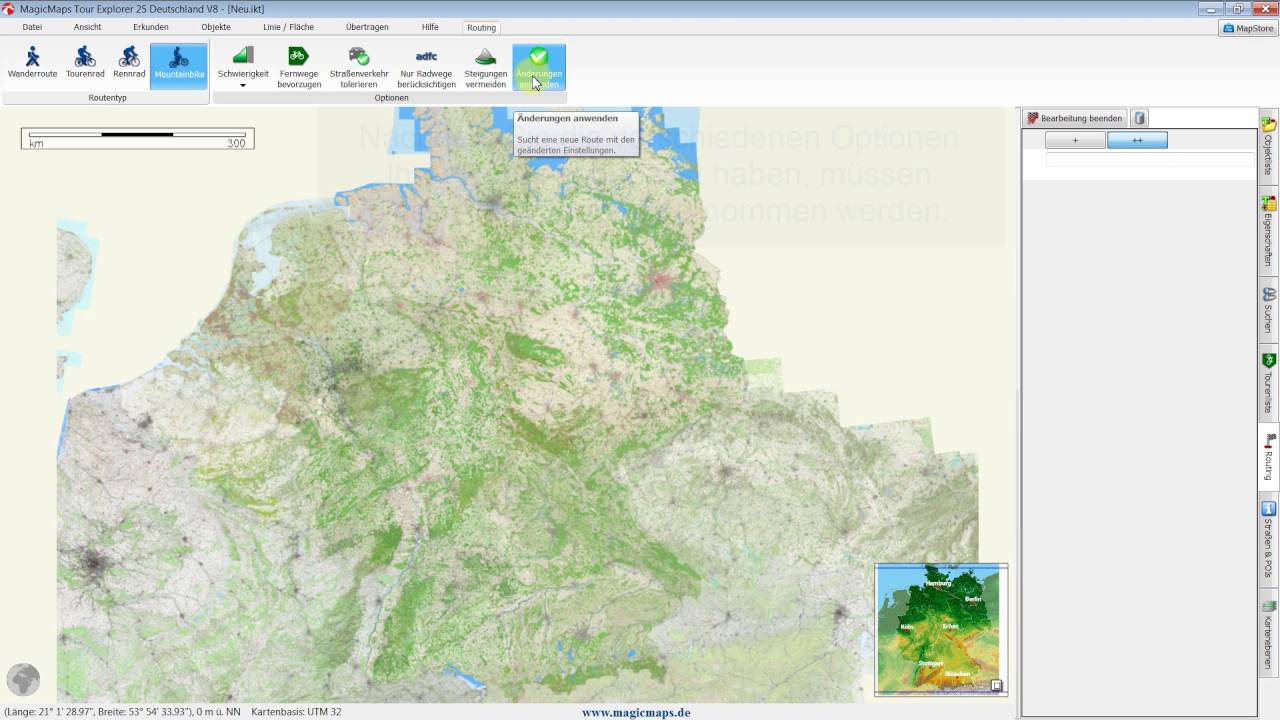 MagicMaps Tour Explorer V8 Lektion 10: Routing - YouTube