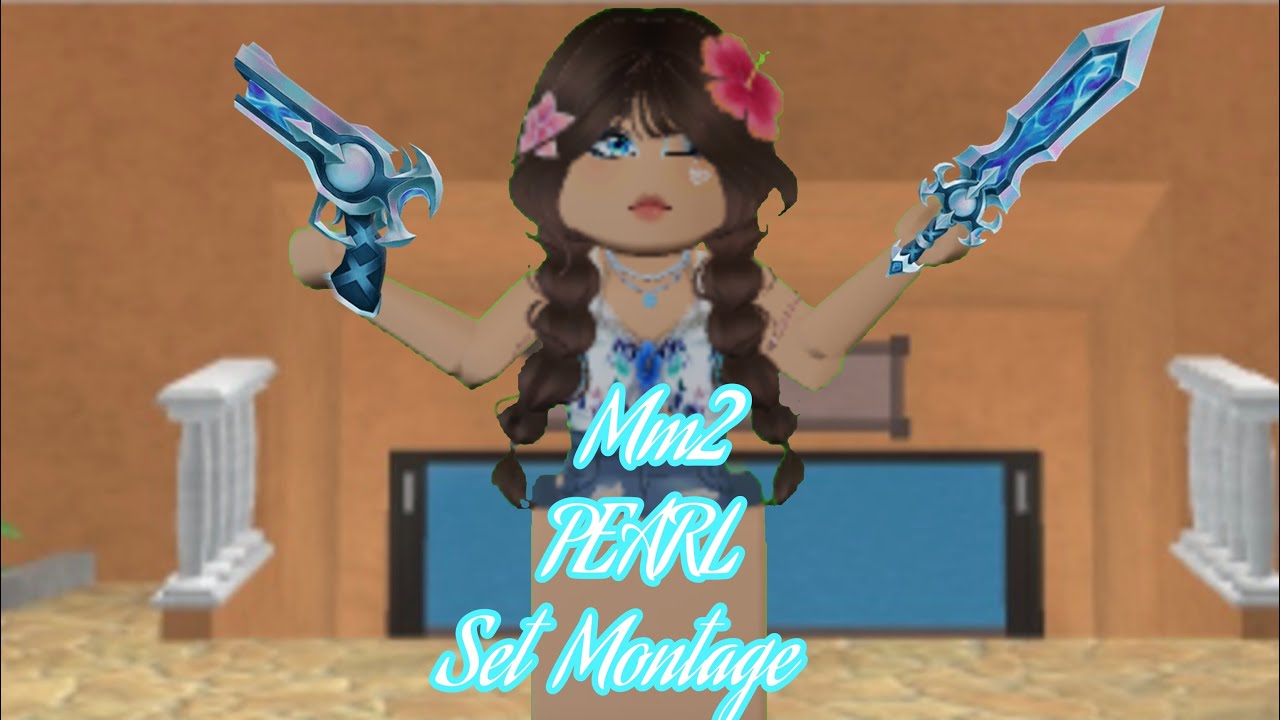 ROBLOX MM2 MONTAGE WITH PEARL SET - YouTube