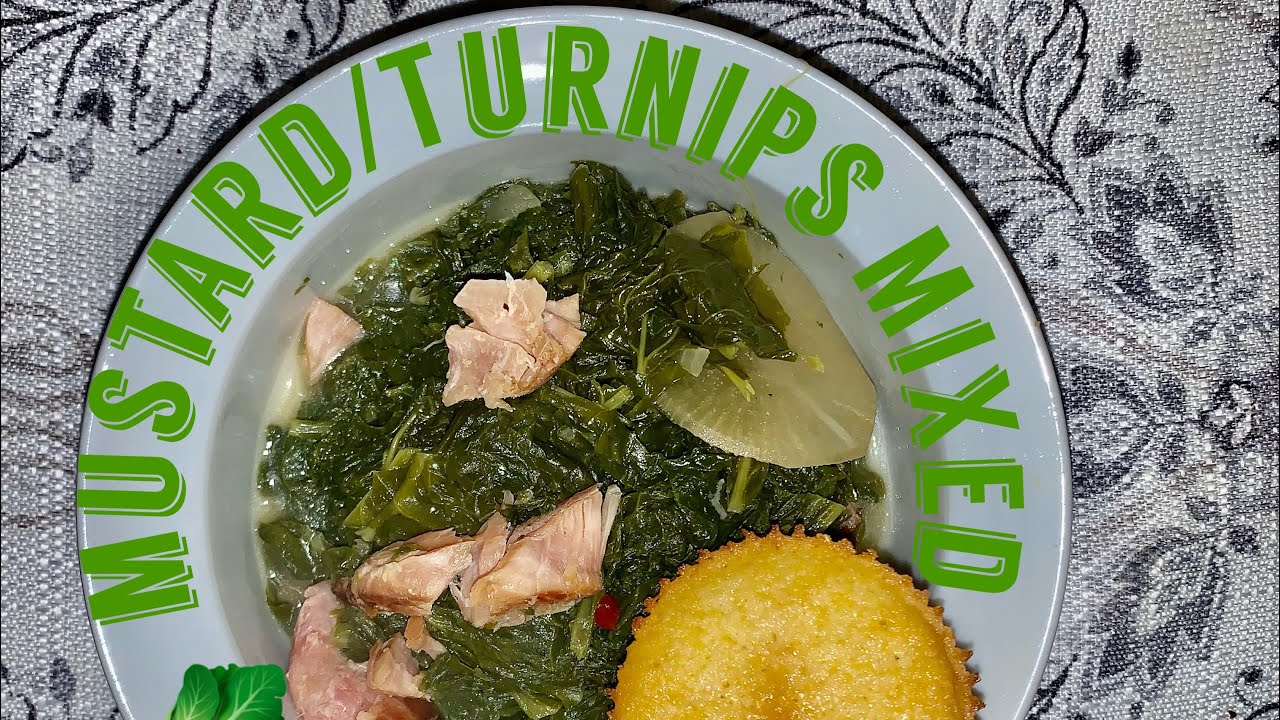 How To Cook Mustard / Turnip Greans - YouTube
