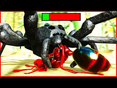 I BOUGHT SPIDER & ATTACKED THE QUEEN! - Roblox Ant Life