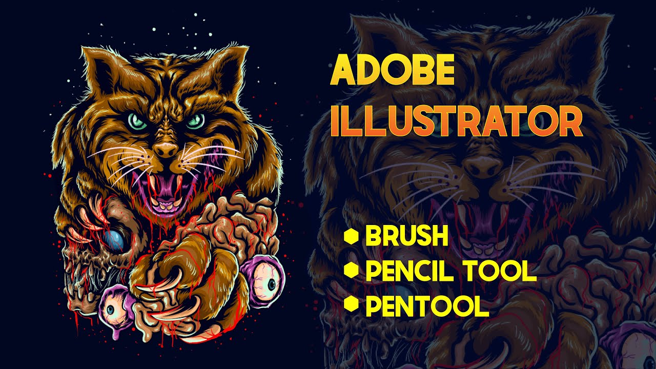 ADOBE ILLUSTRATOR DESAIN | DESIGN TUTORIAL WITH ADOBE ILLUSTRATOR - YouTube
