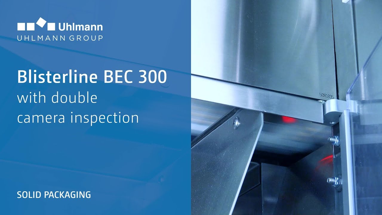 Uhlmann BEC 300 - Blisterline BEC 300 with double camera inspection ...