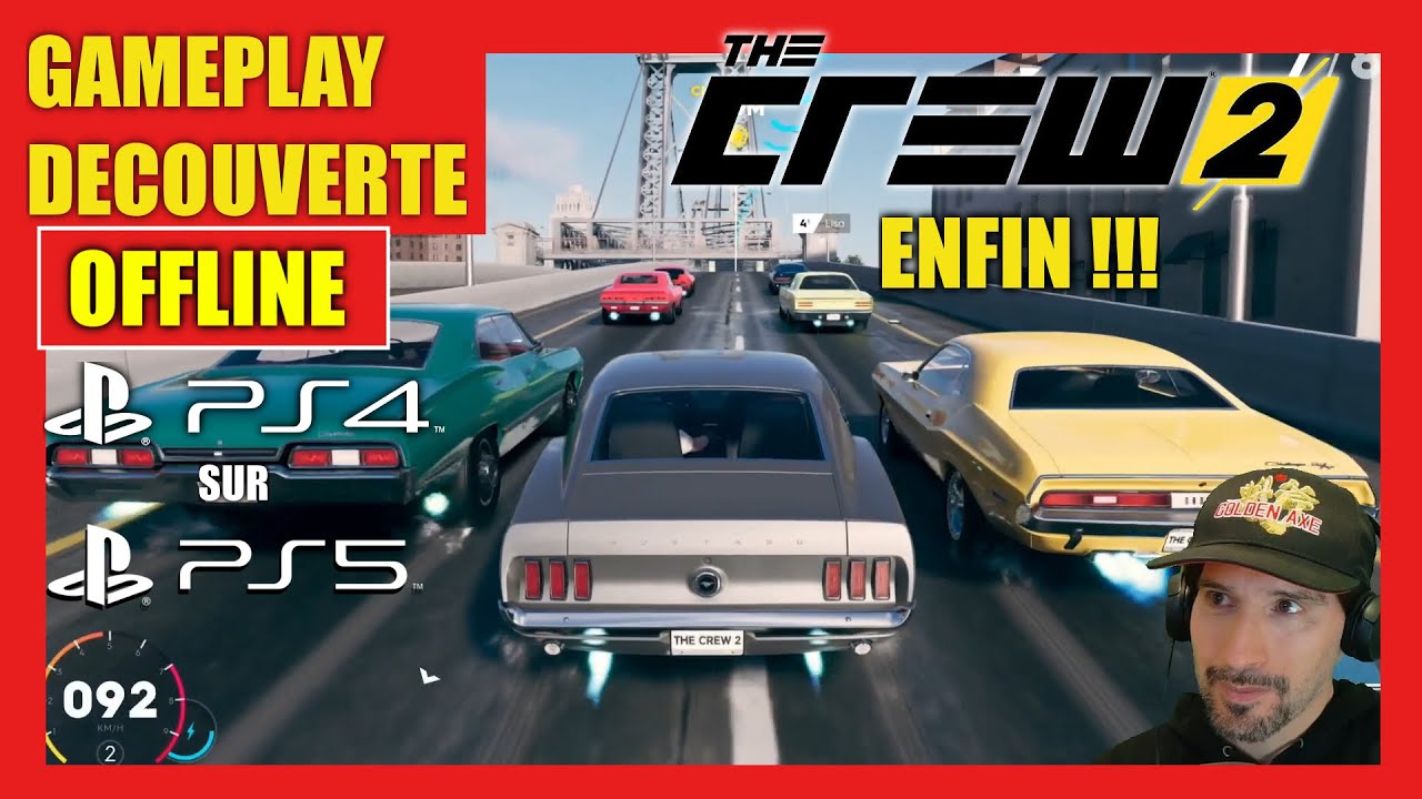 THE CREW 2 PS5 - GAMEPLAY DECOUVERTE OFFLINE - YouTube