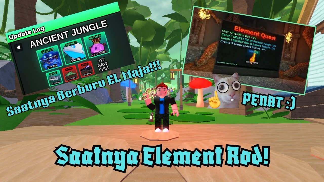 Saatnya Menyelesaikan Misi Element Rod! Fish It Roblox - YouTube