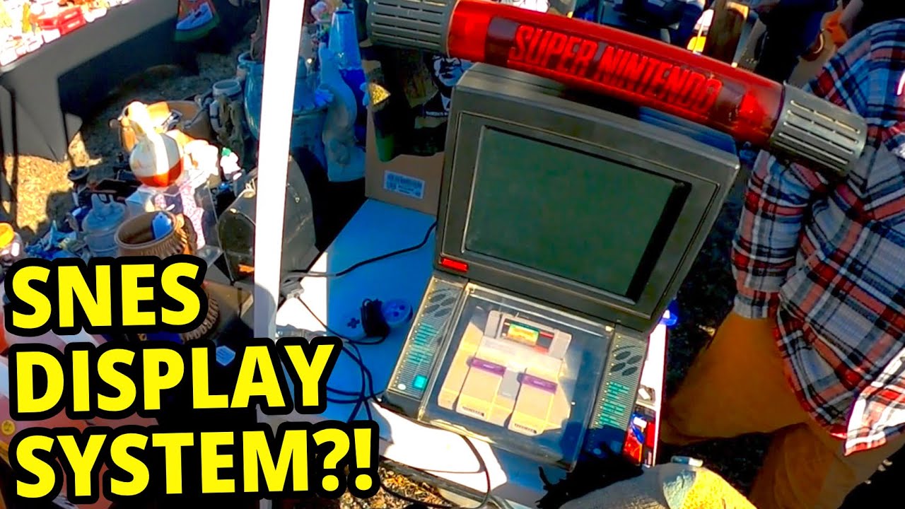 RARE Super Nintendo Display System for Sale?! - YouTube