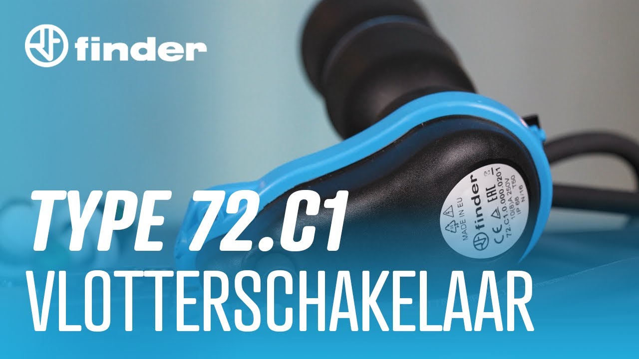 Finder 72 C1 Vlotterschakelaar Aansluiten & instellen - YouTube