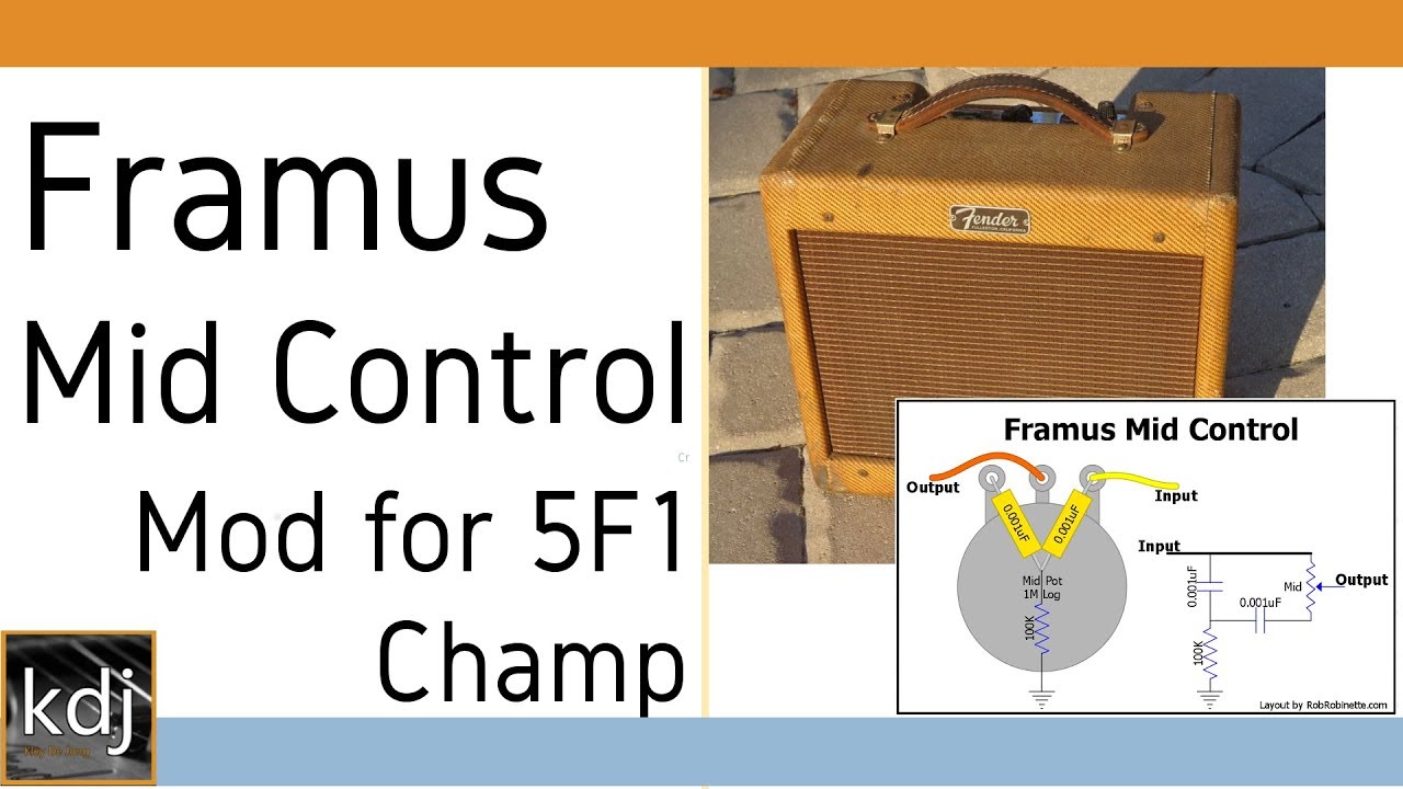 Framus Mid Control - Mod for 5F1 Champ - YouTube